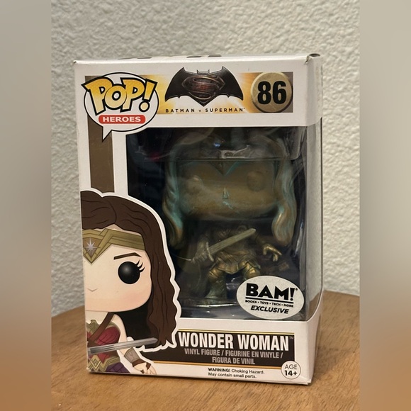 Funko | Toys | Funko Pop Heroes Wonder Woman Bronze 86 Bam Exclusive ...
